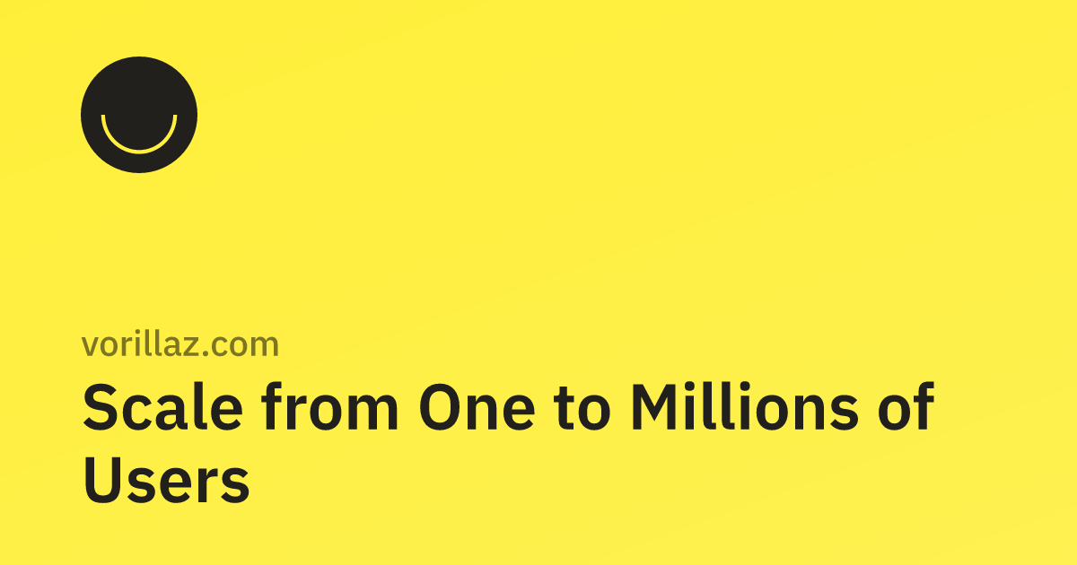 Scale from One to Millions of Users | vorillaz.com